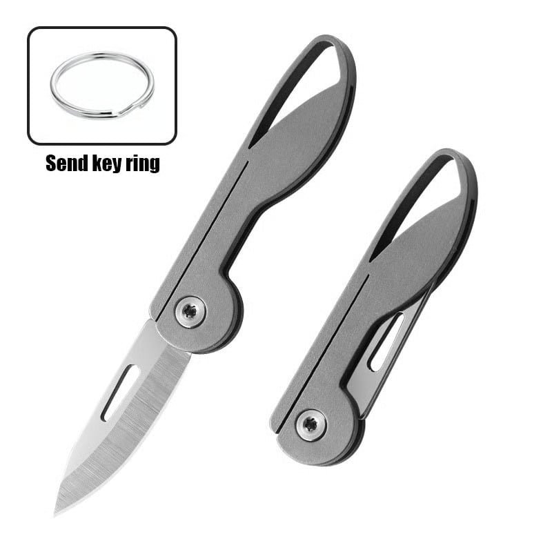 Titanium Mini Keychain Knife - Consequencet