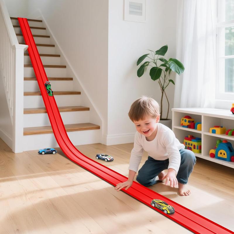 🏎️Flexible Race Car Ramp Track - Dearintimate