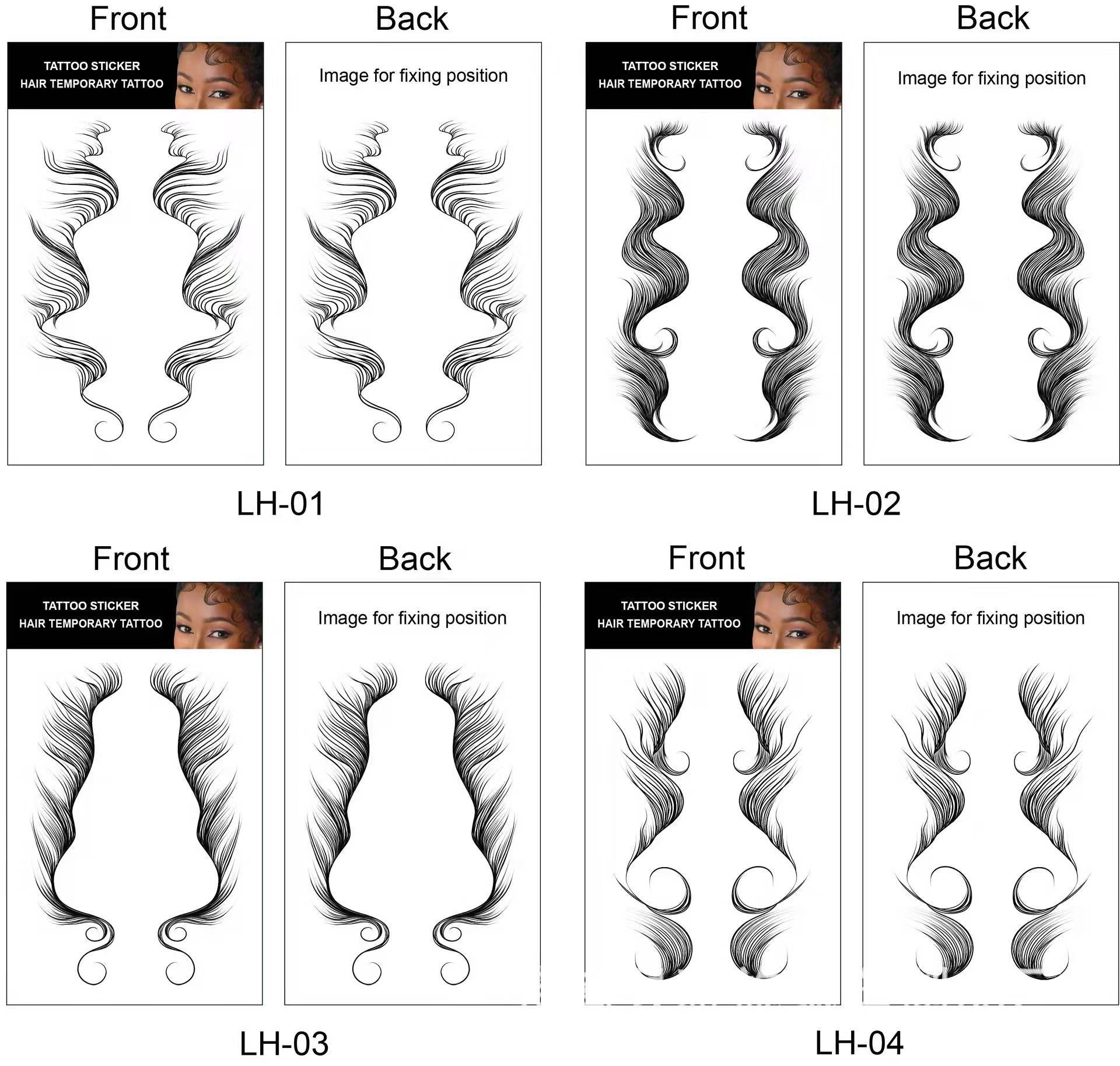 Hairline edge tattoo sticker 🎁(Mother's Day Gifts)🎁