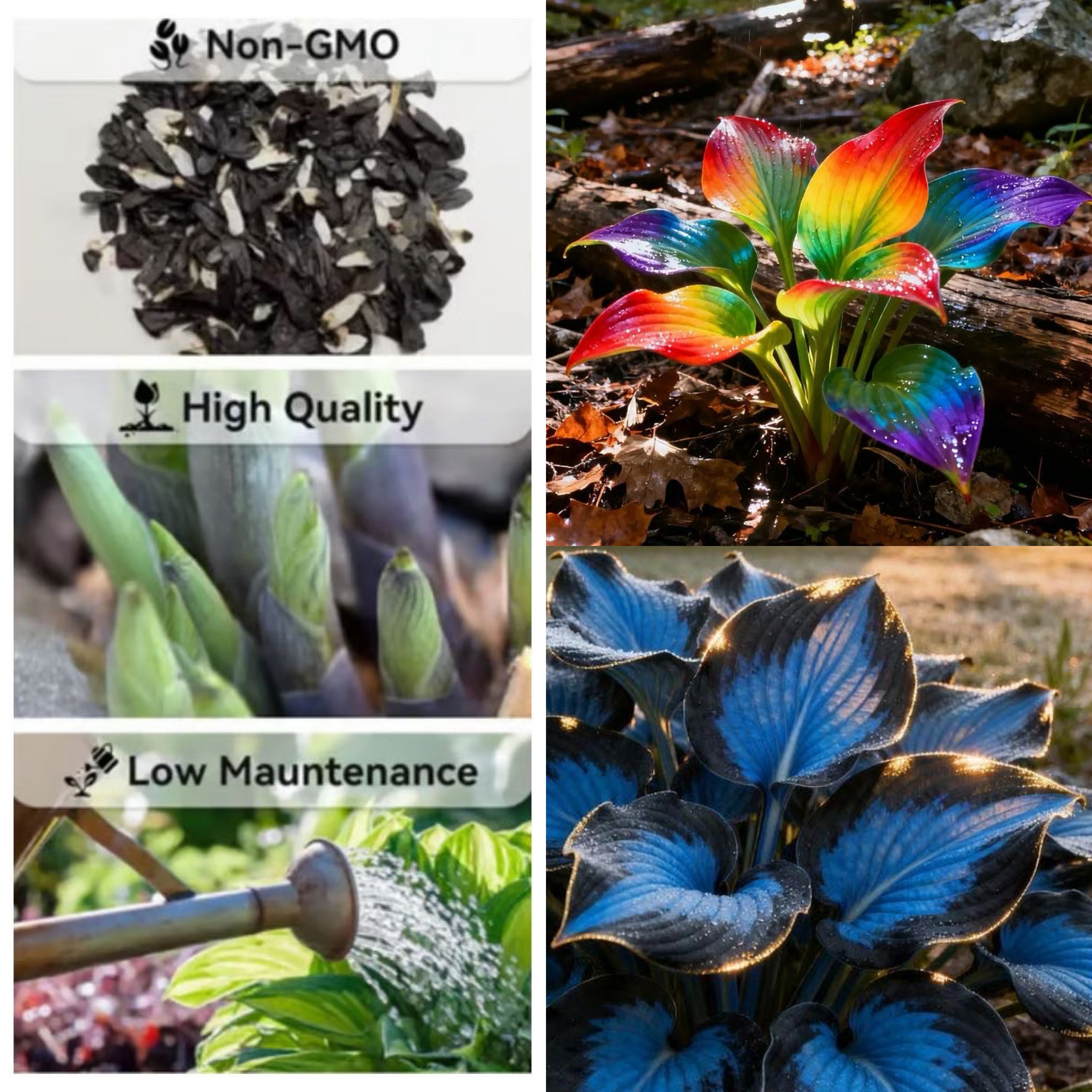 🍃Rare Hosta Seeds🌿Survival rate of up to 95%